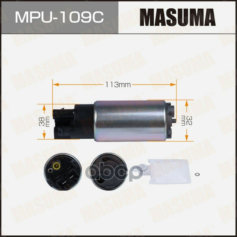 Насос в заводском исполнении, применяется на Honda Lexus, артикул MPU109C. Masuma арт. MPU-109C