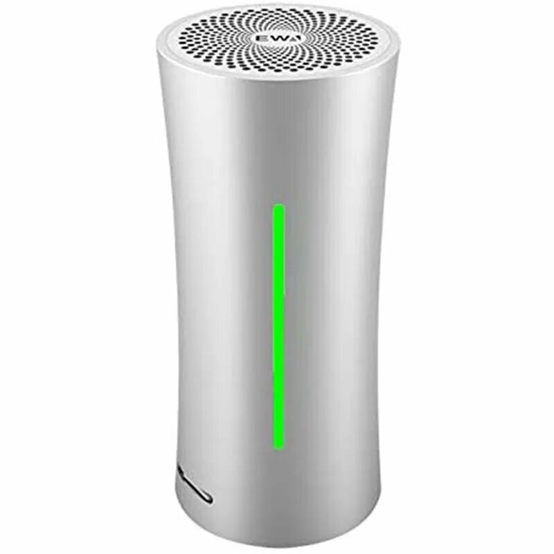 EWA A115 Bluetooth 5.0 Оратор Портативный беспроводной динамик (TWS) Двойной беспроводной стерео динамик Бас для путешествий, серебристый