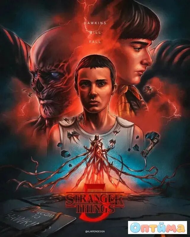 Деревянные пазлы 1000 элементов, подарочная упаковка,50x75cm, Stranger Things, странные вещи, подарочный набор для взрослых, продвинутый уровень сборки 5-10.