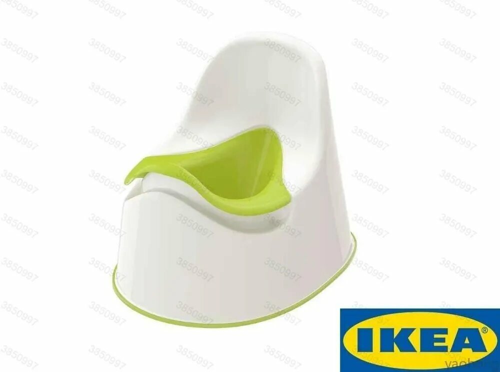 Lkea Горшок, белый, зеленый, IKEA LOCKIG локкиг