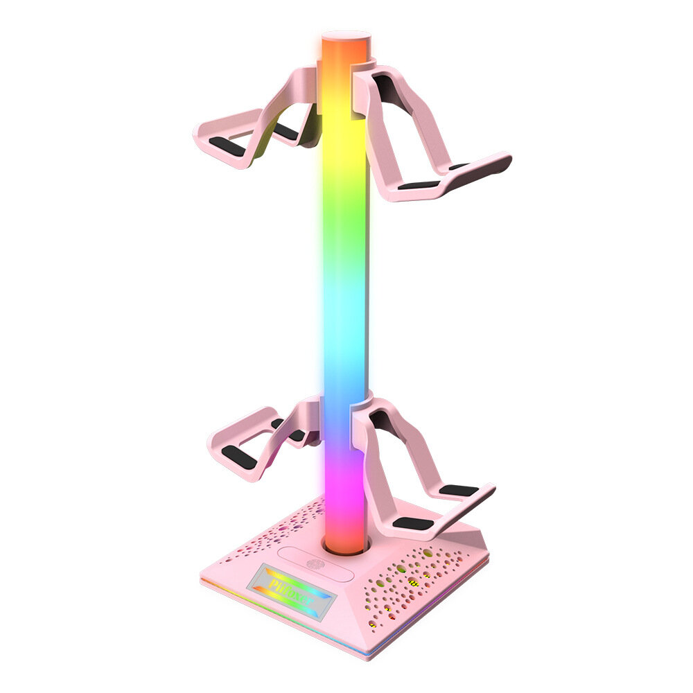 Крючок для игрового контроллера, светоизлучающий RGB держатель для наушников, ручка, подставка для дисплея, расширительное отверстие, утяжеленный снизу