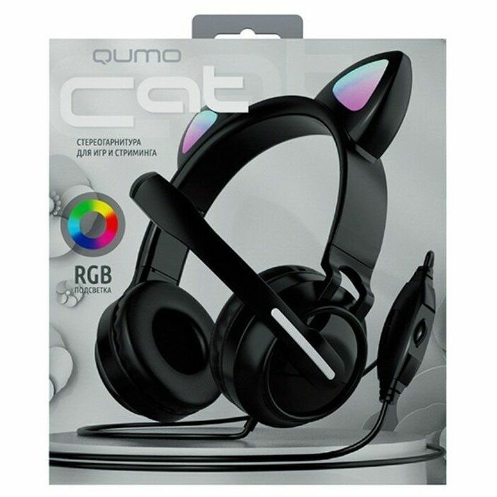 Гарнитура Qumo Game Cat Black GHS0034