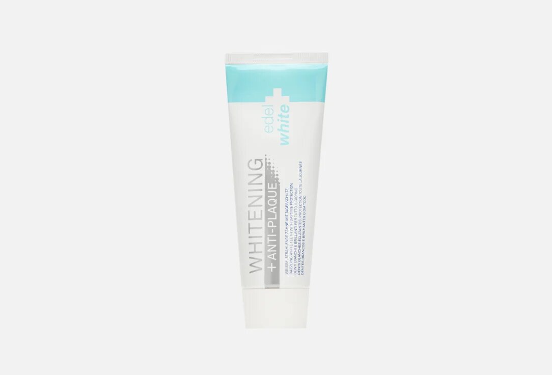 Edel+white Anti-Plaque+Whitening toothpaste зубная паста 75мл