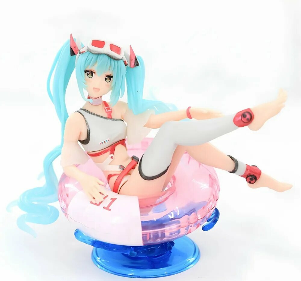 Фигурка Мику Хацунэ в спасательном круге / Miku Hatsune Aqua Float Girls (11см, пакет)