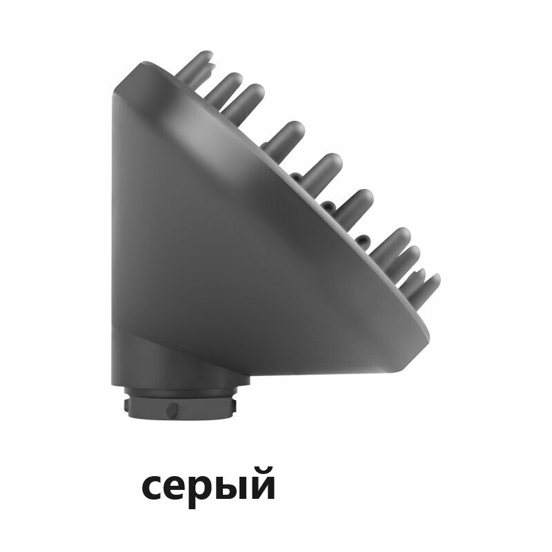 Диффузор для стайлера "Другой чай", для создания объема и кудрей，серый
