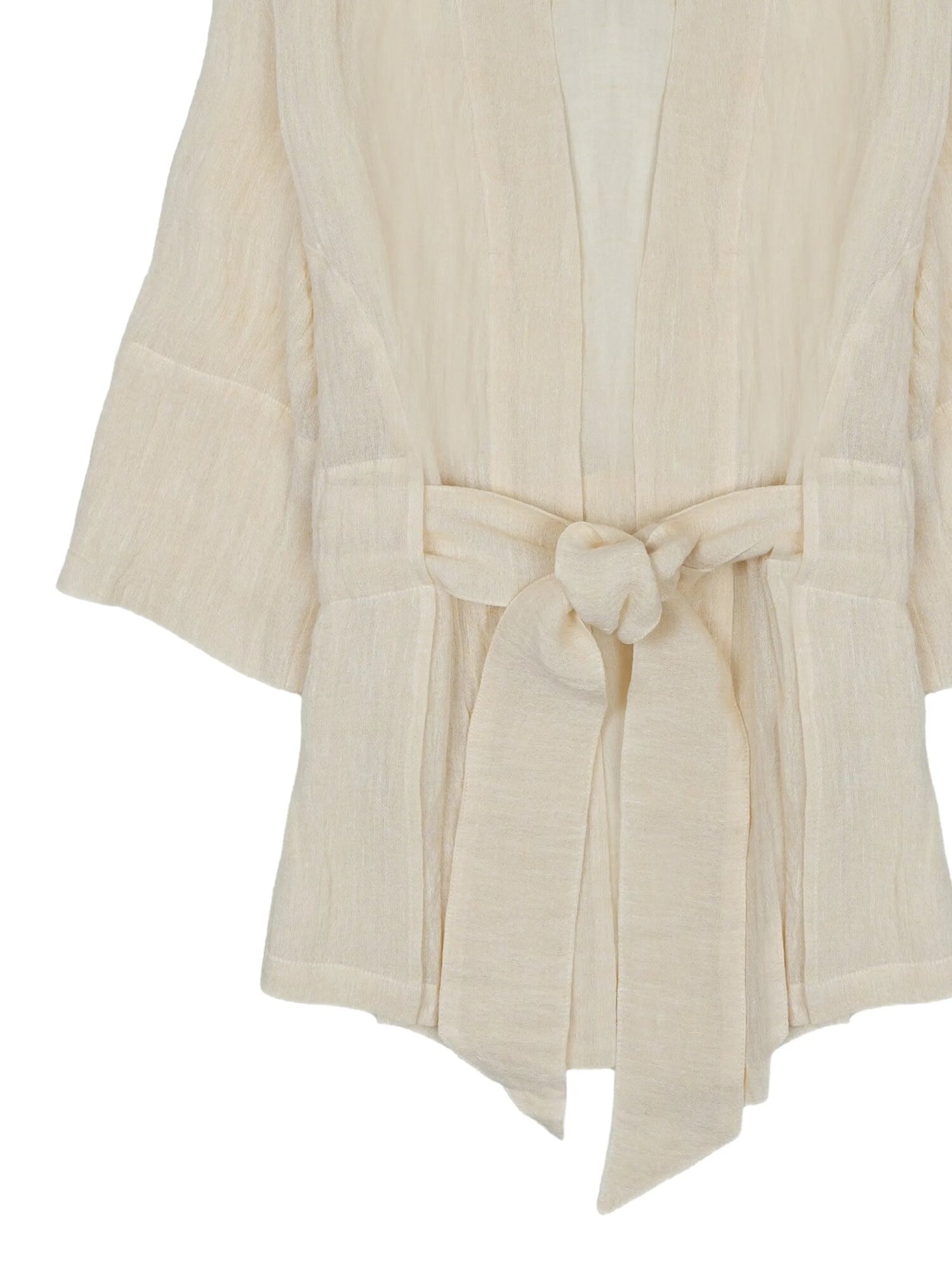 Накидка 120% LINO Belted kimono jacket, размер 44 — фото 1