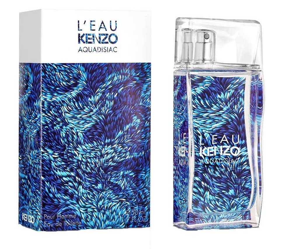 KENZO L'Eau Kenzo Aquadisiac pour Homme 50 мл туалетная вода для мужчин, древесные, фужерные