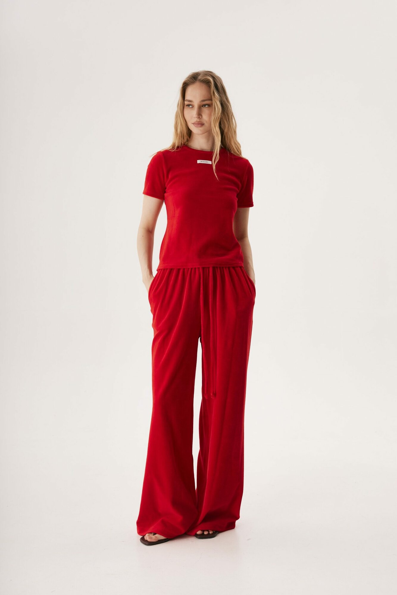 Футболка Rizami VELOUR NEW, размер M, красный — фото 1