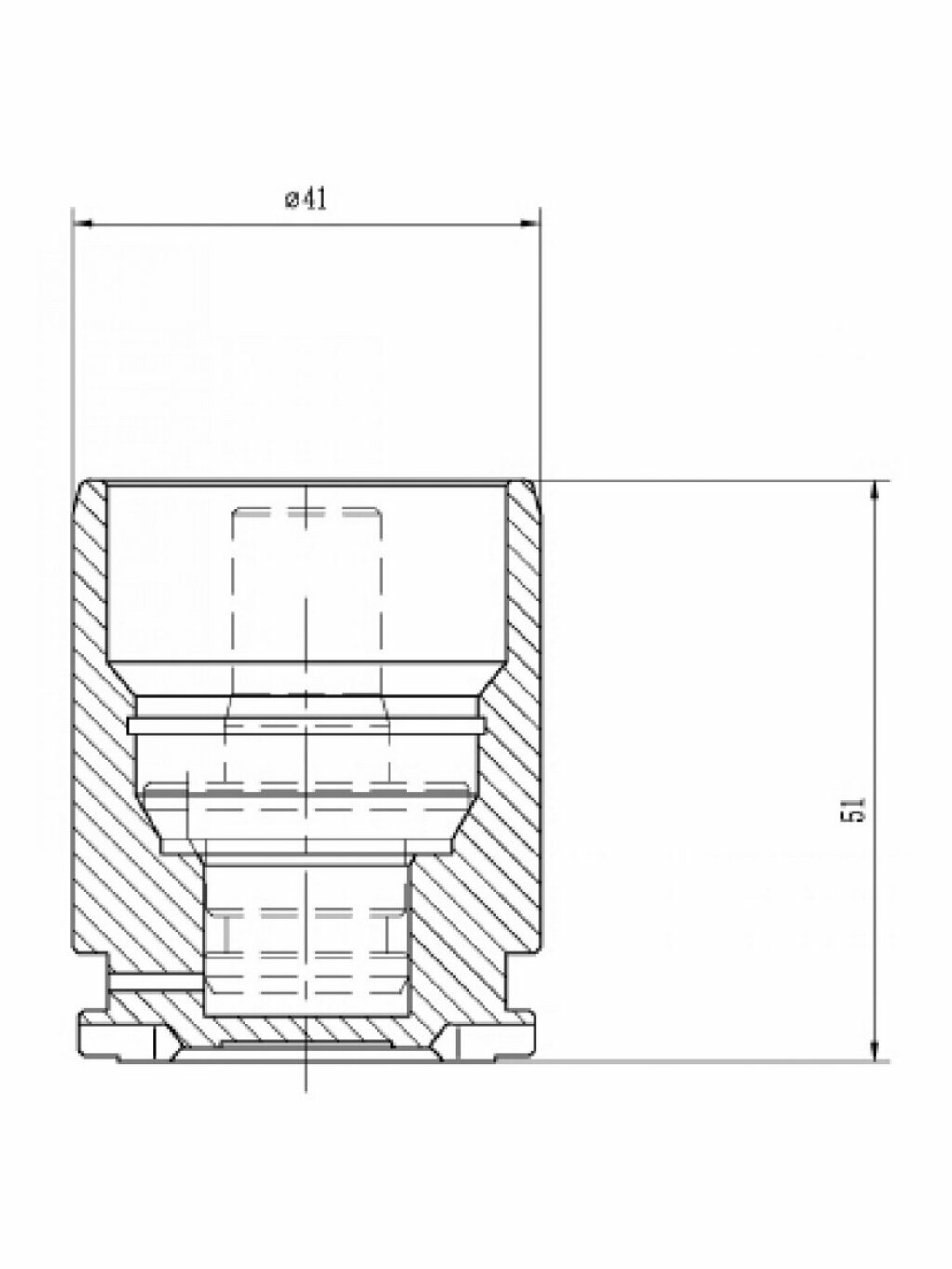 Поршень суппорта задний d=41 мм TRIALLI RCF 185106