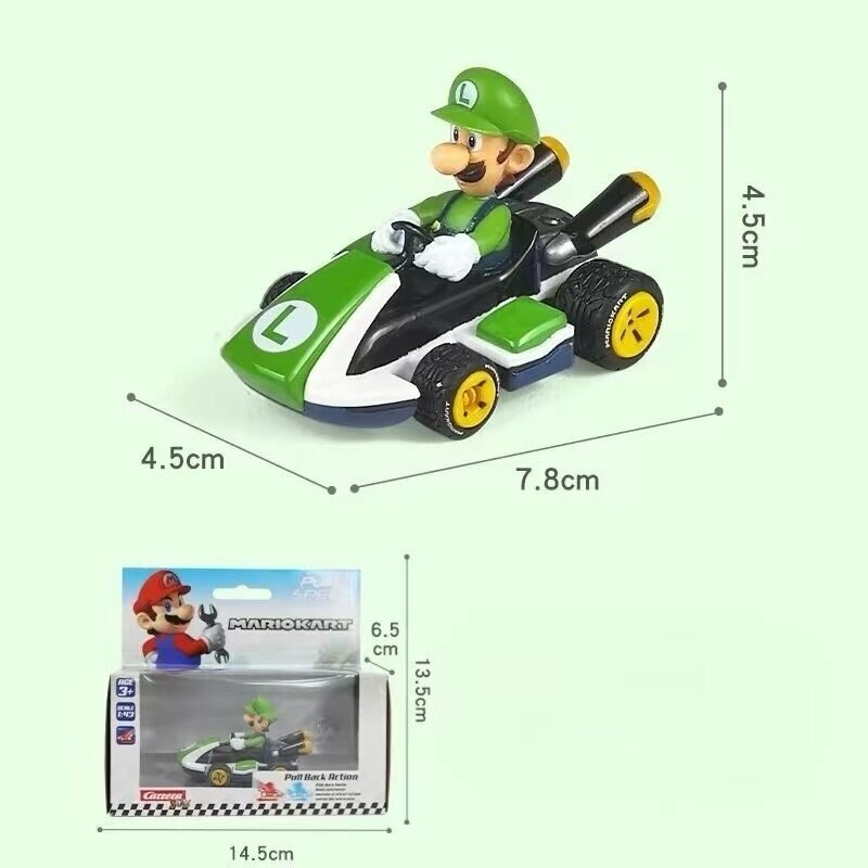 Игрушка Carrera Super Mario Kart с заводным механизмом (1:43), Луиджи
