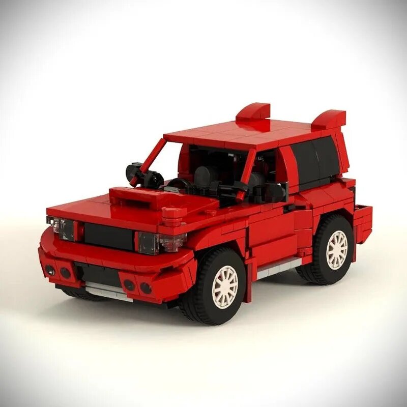 Конструктор Pajero Evolution, 494 деталей, красный