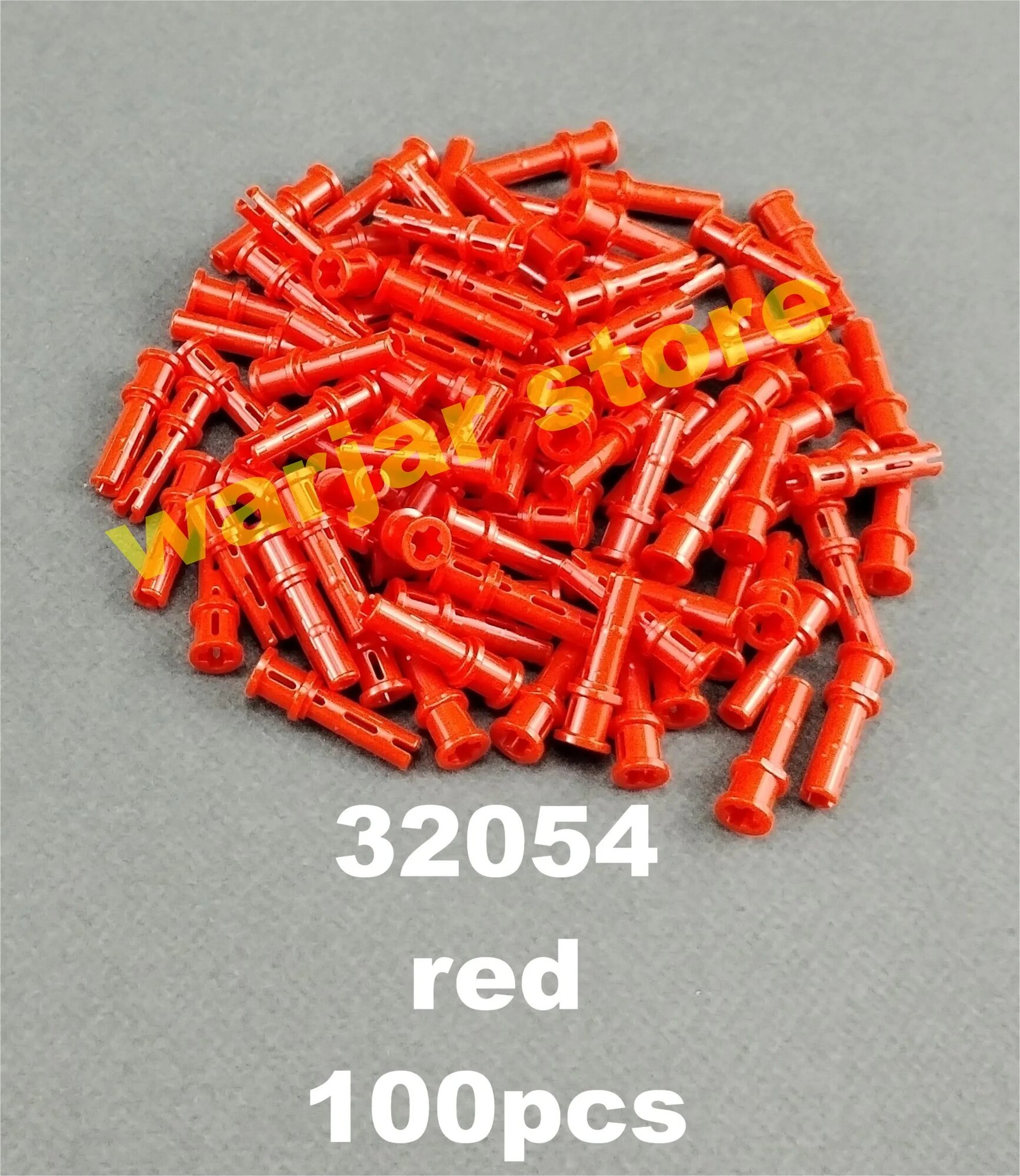 Пластиковые строительные блоки MOC для сборки мотоциклов Красный, 32054 100pcs
