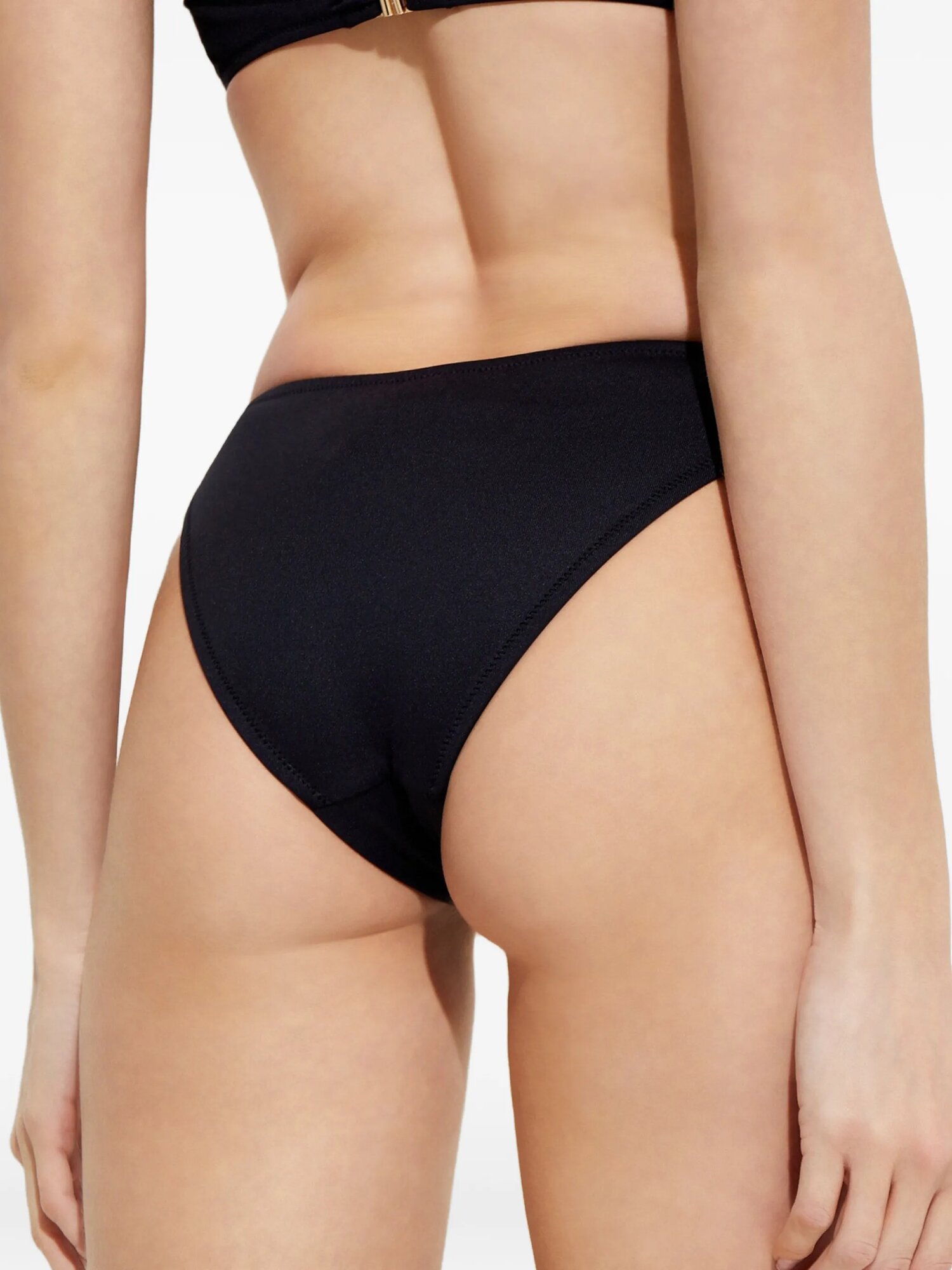 Купальник Melissa Odabash Cayman bikini bottoms, размер 32, черный/черный — фото 1