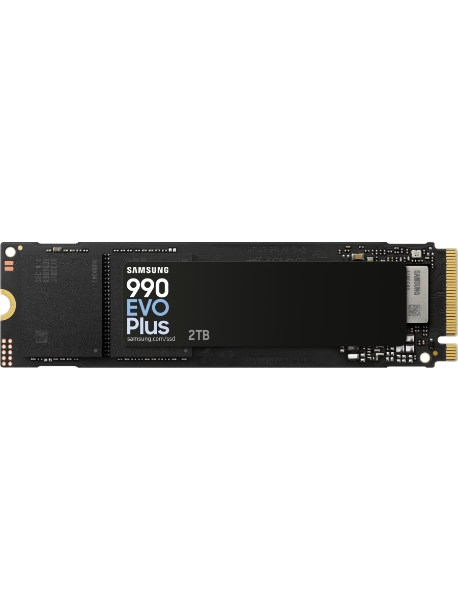 Твердотельный накопитель Samsung 2048ГБ, M.2 2280, PCIe 4.0 x4, M.2 990 EVO Plus (MZ-V9S2T0BW)