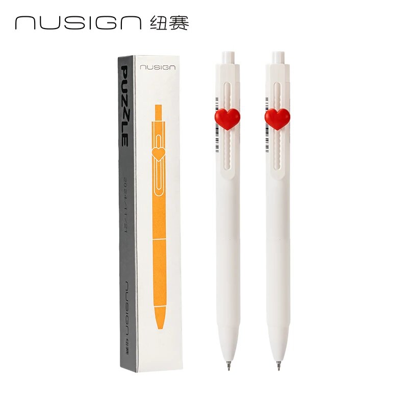 Гелевая ручка Deli Heartfelt Neutral Белый, 2 pens