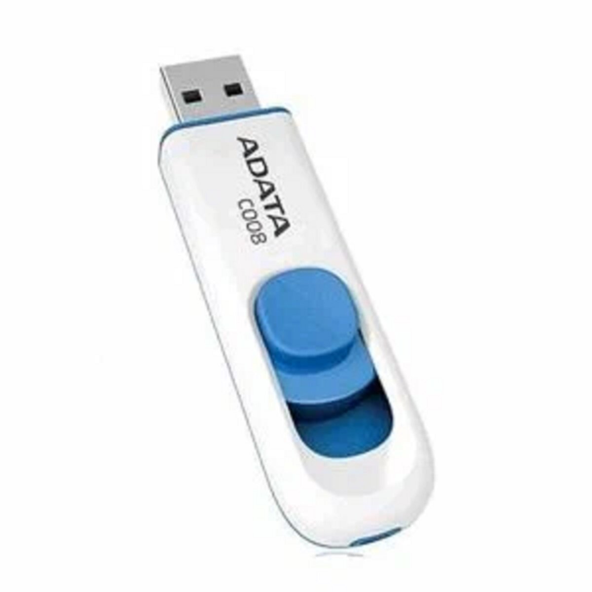 Накопитель USB 2.0 16GB ADATA Classic C008, цвет белый/голубой
