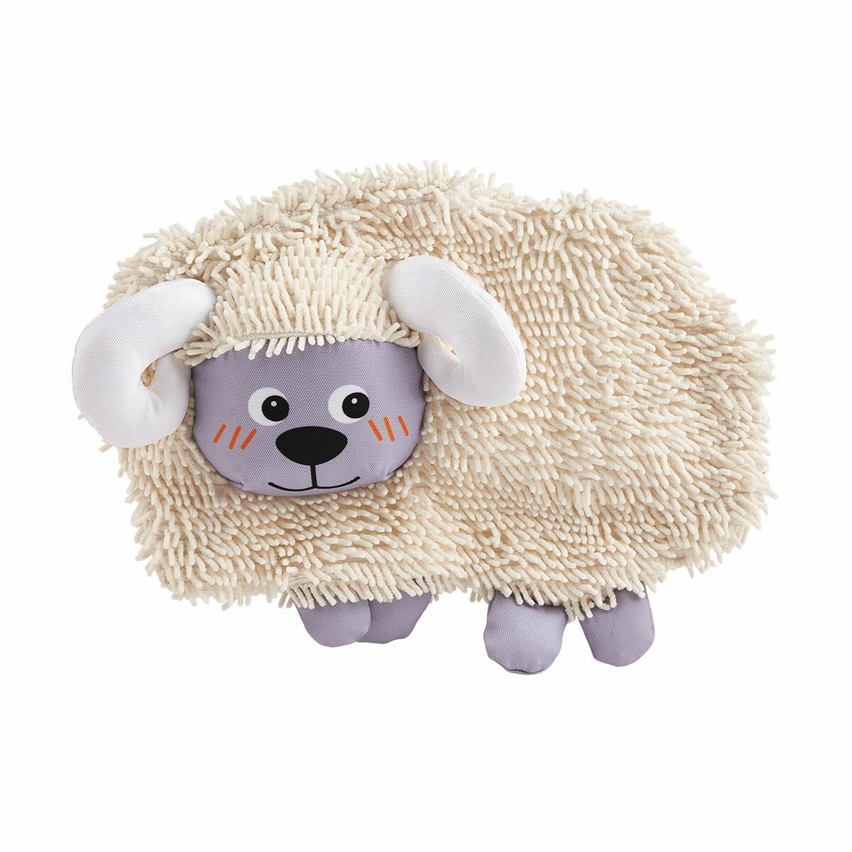 Игрушка для собак мягкая c шуршалкой без наполнителя "Барашек" FOFOS Crinkle Sheep