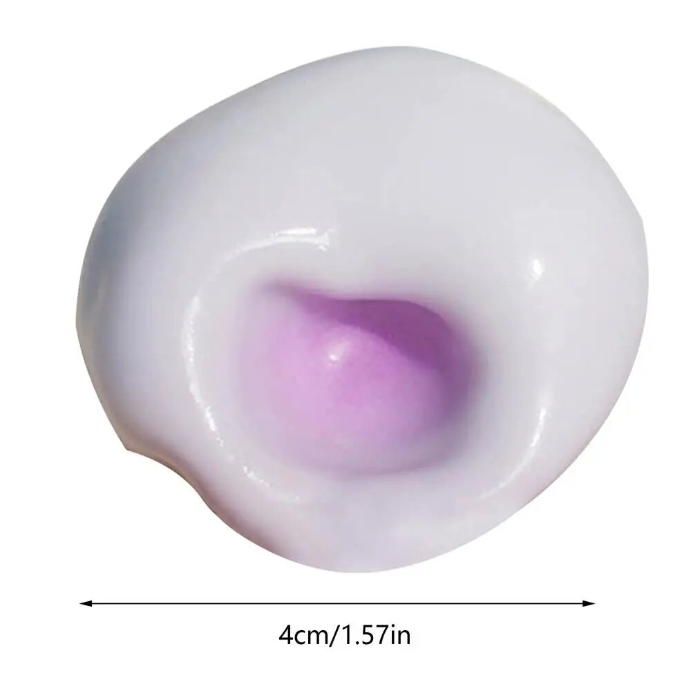 SquishyFluid Ice Skin Jelly Ball Фиолетовый, Purple 4cm