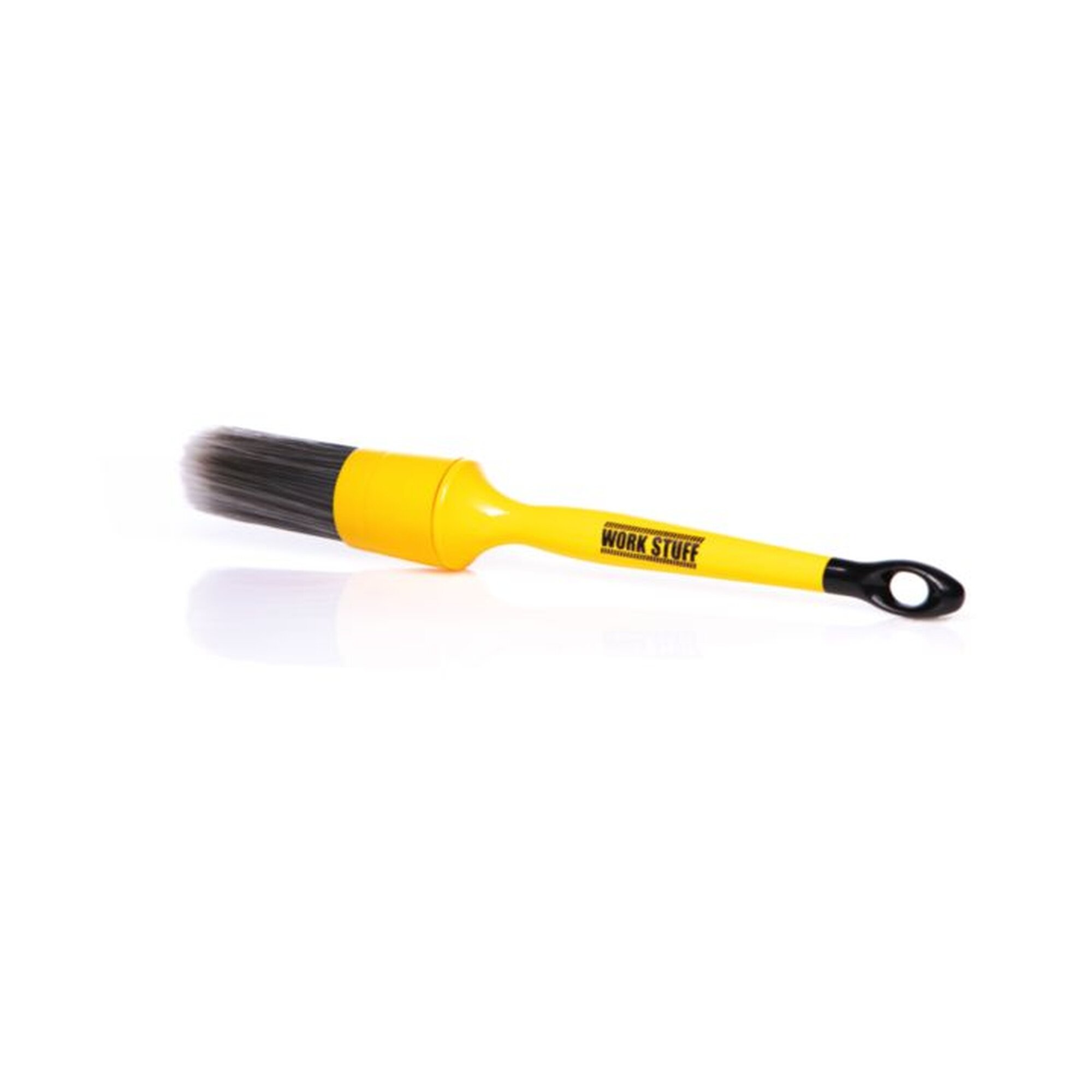 Кисть для детейлинга Work Stuff Grey, пластиковый наконечник, 30 мм