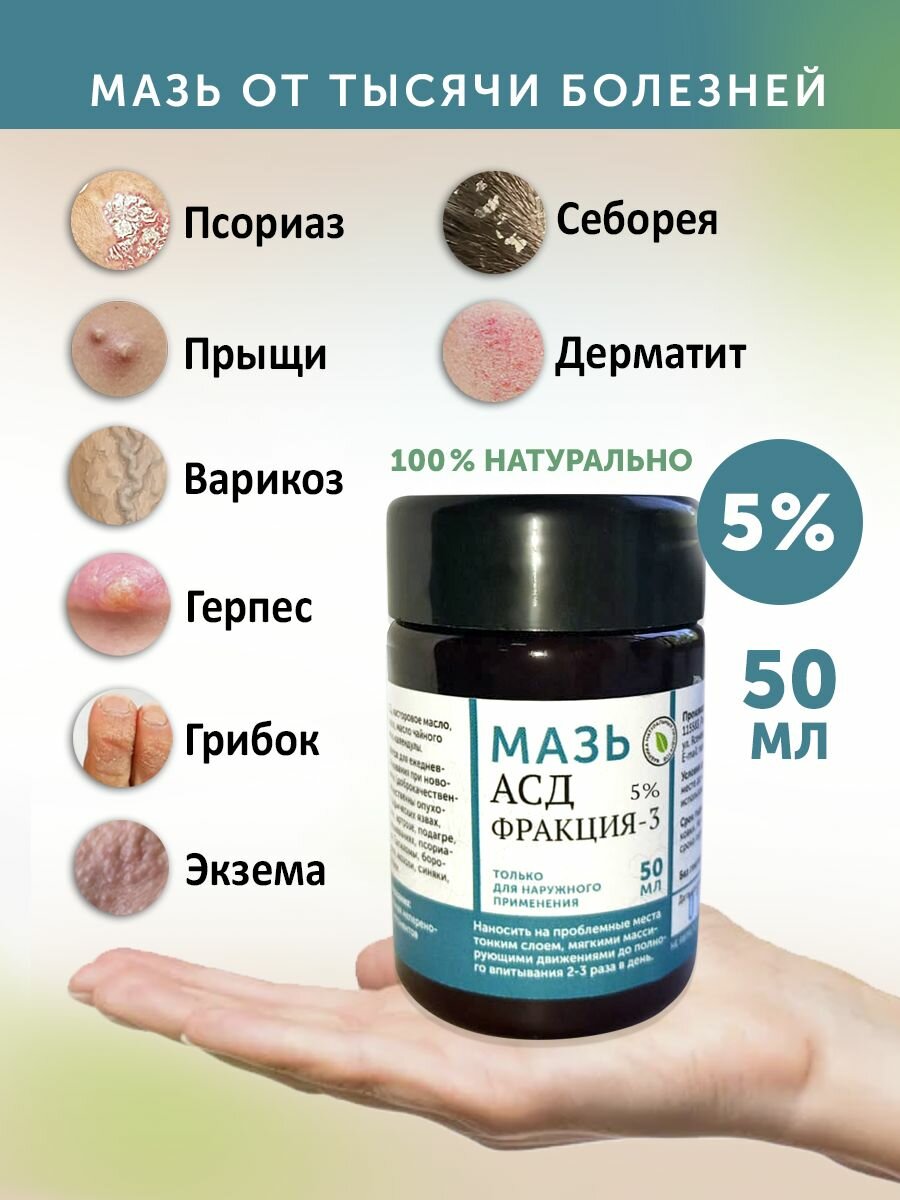 Мазь с антисептиком стимулятором Дорогова, 5%