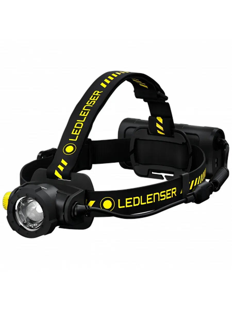 Налобный фонарь Ledlenser HF8R Core RGB аккумулятор хаки