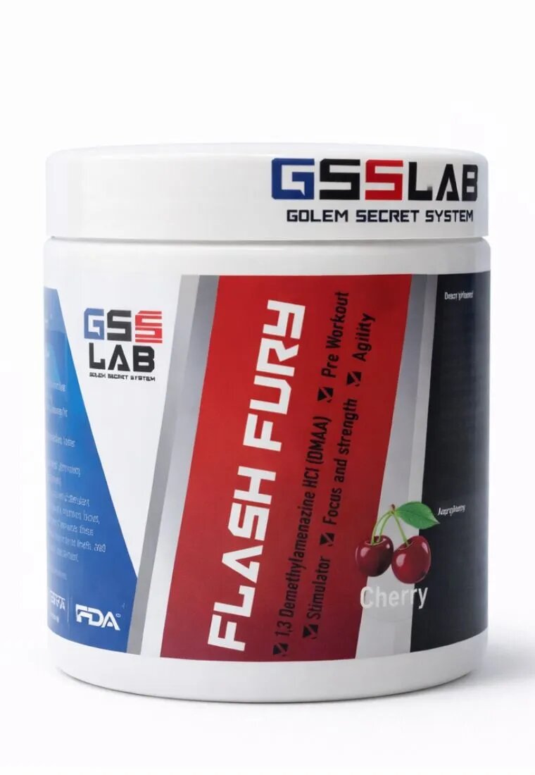 Предтренировочный комплекс GSS Lab Flash Fury (250 гр) (вишня)