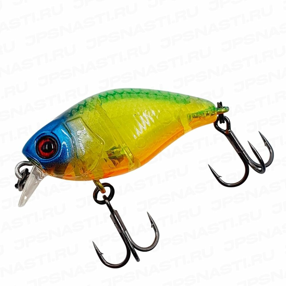 Японский воблер крэнк Jackall Micro Chubby 30, 2 г, lime squash / Воблеры на голавля / Приманки для ловли хищника