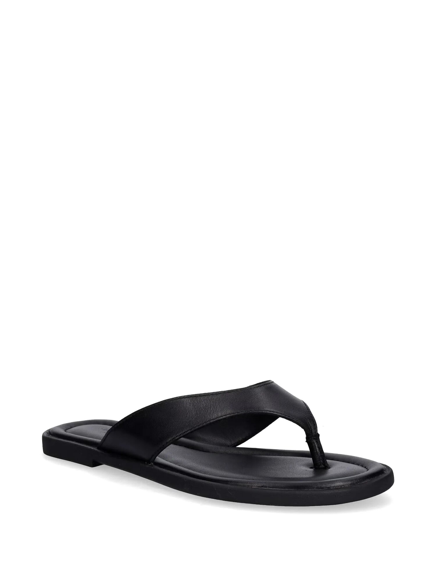 Босоножки VAGABOND Zaida leather flat sandals, размер 39 EU, black/black — фото 1