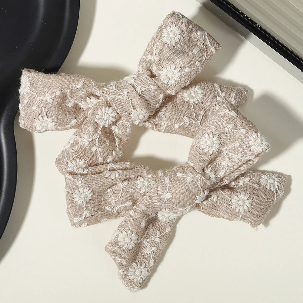 Детские заколки CUTE BOWS SH011-SH016 Белый, 1PCS, SH014-3
