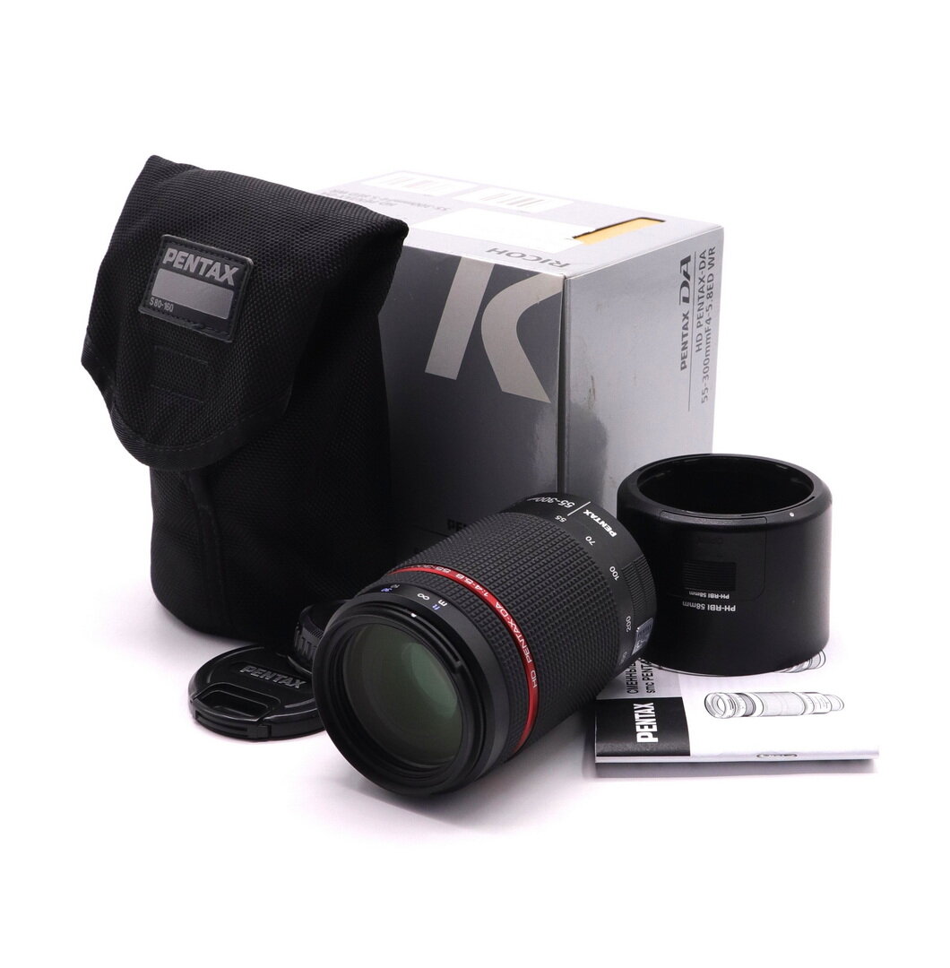 Pentax-DA HD 55-300mm f/4-5.8 ED WR в упаковке