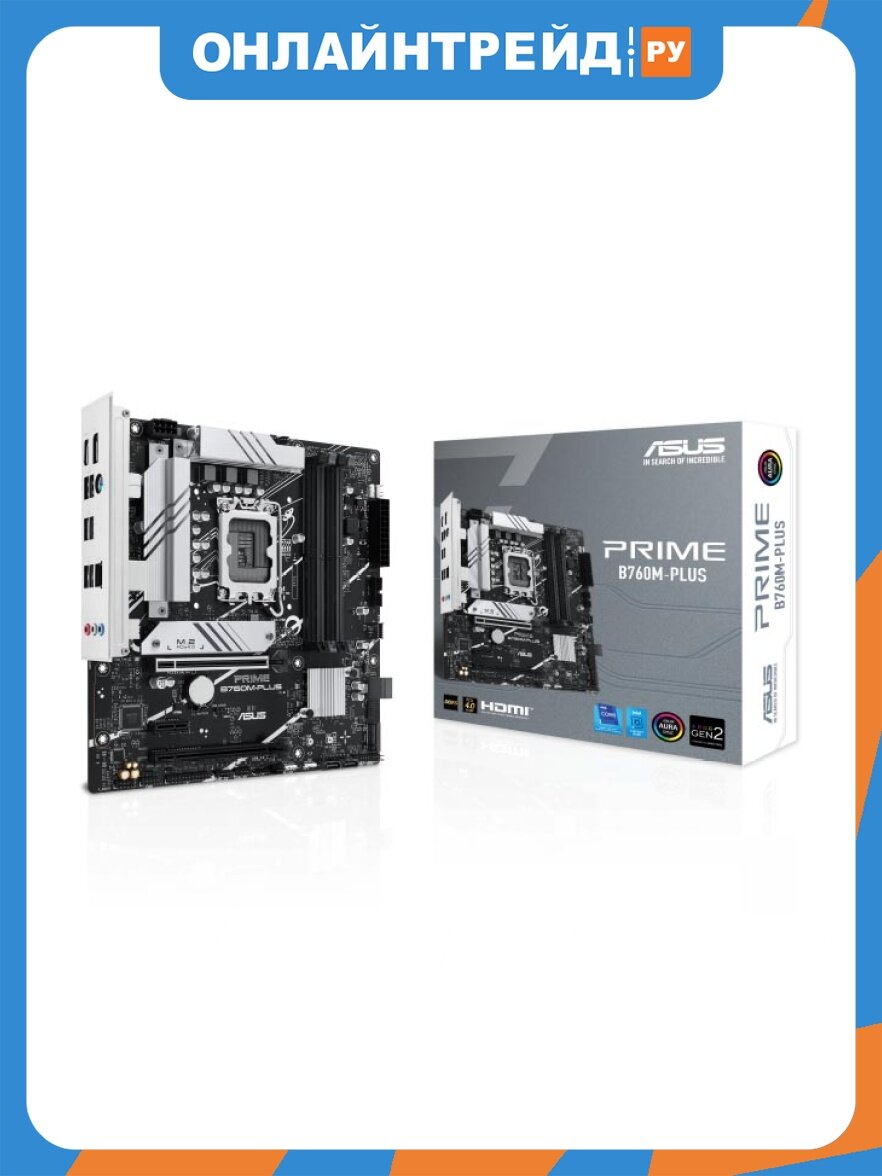Материнская плата Asus PRIME B760M-PLUS (LGA1700, mATX)