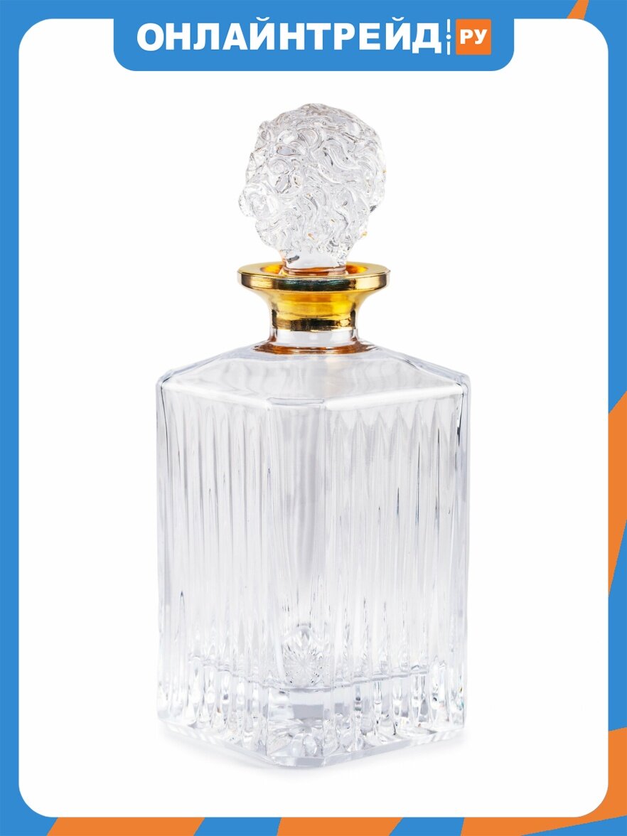 Штоф для крепких напитков Glasserie SPIRIT OF LION 850мл (GL011)