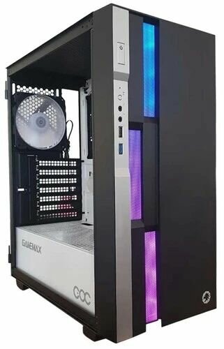 Компьютерный корпус GameMax Brufen C3 BW (Brufen C3 BW) черный - Midi Tower, E-ATX, USB 3.2 Gen 1 Type-A, USB 3.2 Gen 2 Type-C