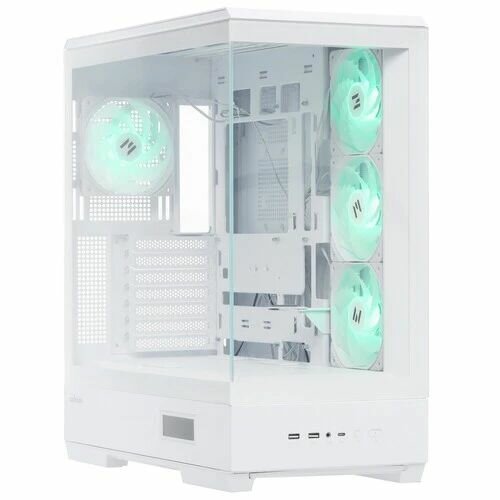 Компьютерный корпус ZALMAN P50 DS (P50 DS Black) белый - Midi Tower, ATX, USB 3.2 Gen 1 Type-A, USB 3.2 Gen 2 Type-C