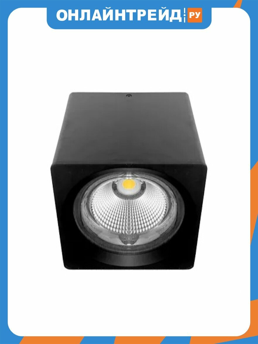 Накладной светильник Foton Lighting Foton FL-LED CUPSPOT Quad 30W Black 3000K 3000Lm 160*165мм