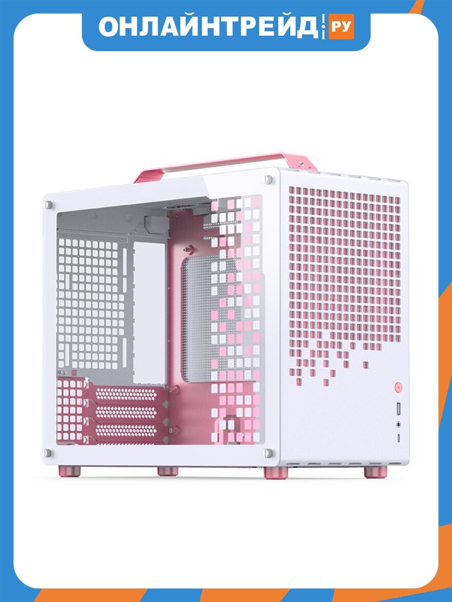 Корпус Jonsbo Jonsplus Z20, бело-розовый