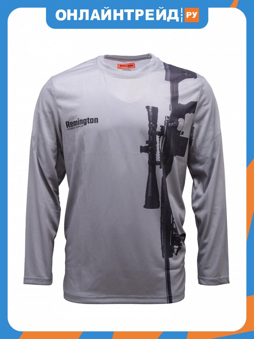 Лонгслив Remington SW Remington Сarbine Gray, размер 54/56 (2XL) рост 176-190 см