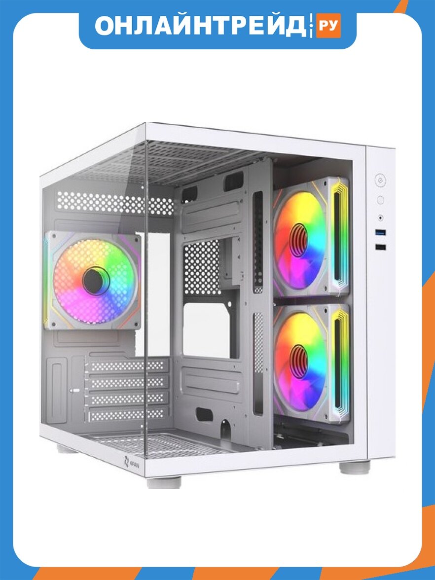 Корпус 4FAN Yorshka, белый