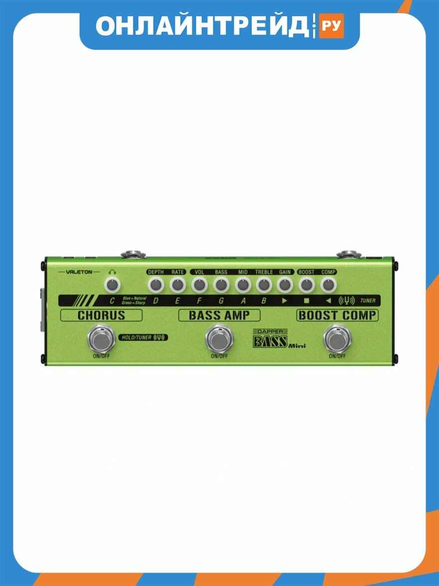 Педаль басгитарная Valeton Bass Mini MES-2
