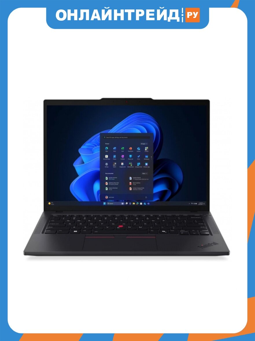 Ноутбук Lenovo ThinkPad T14 Gen 6 (14", WUXGA (1920 x 1200) IPS, Ultra 5 225U, 16 Гб, SSD 512 Гб, Intel Arc Graphics, без ОС) Black