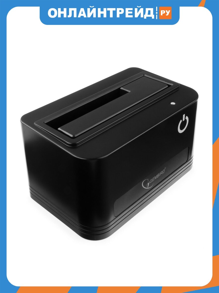 Док-станция для HDD 2.5"/3.5" Gembird HD32-U3S-4, черный, USB 3.0