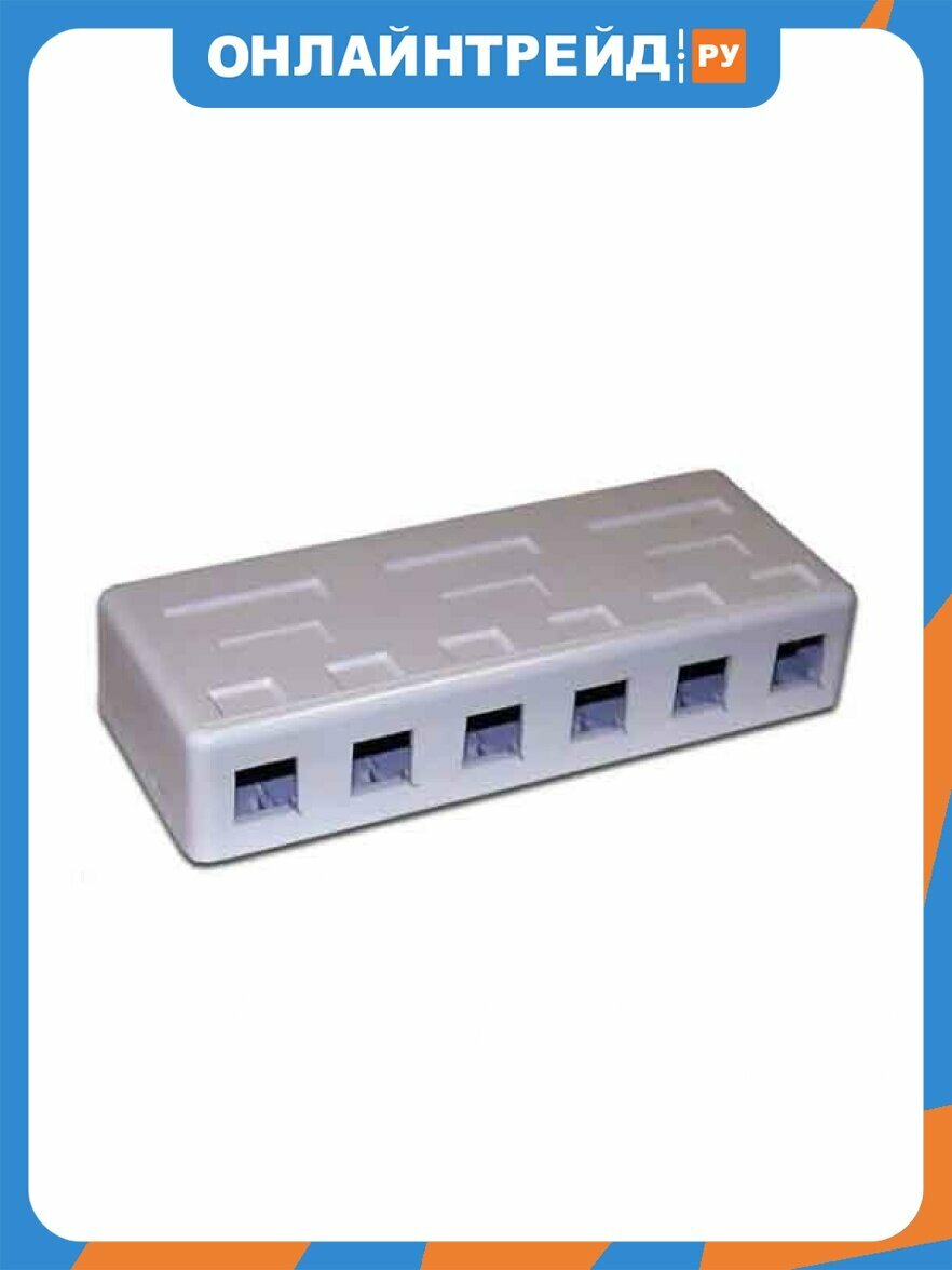 Коробка настенная Twt 6 портов для Keystone (-SA6-WH)