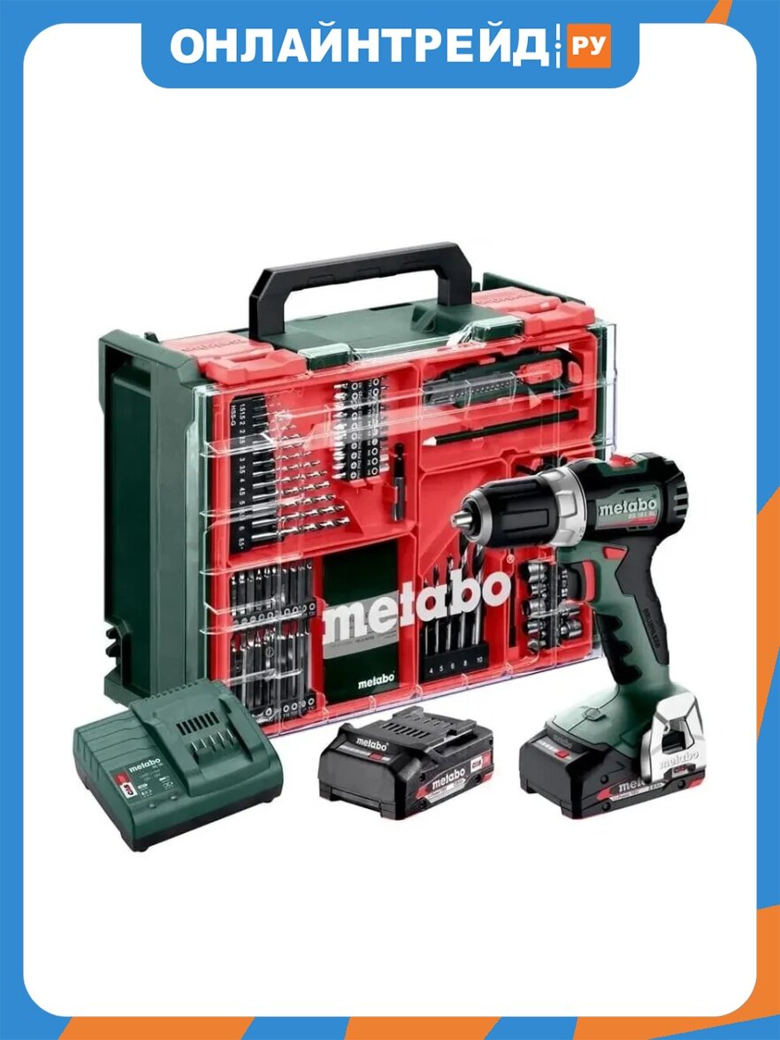 Дрель-шуруповерт аккумуляторная Metabo BS 18 L BL SET (613155710)
