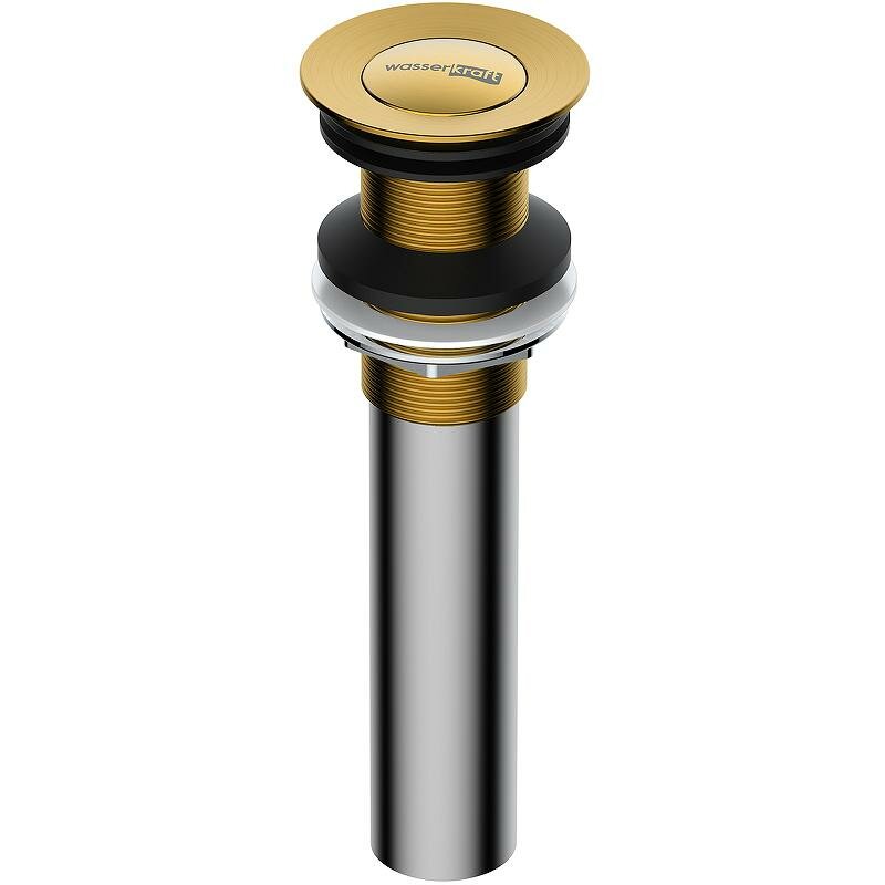 Донный клапан WasserKRAFT A252 Click-Clack, золото