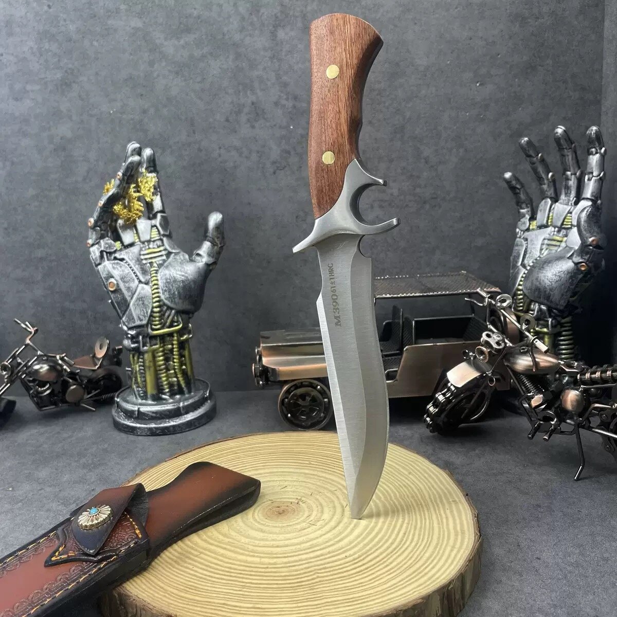 Популярный Новый Товар. Прямой Нож Лезвиями И Одним-piece Костной Хребет , Из Порошковой Стали M390. Нож