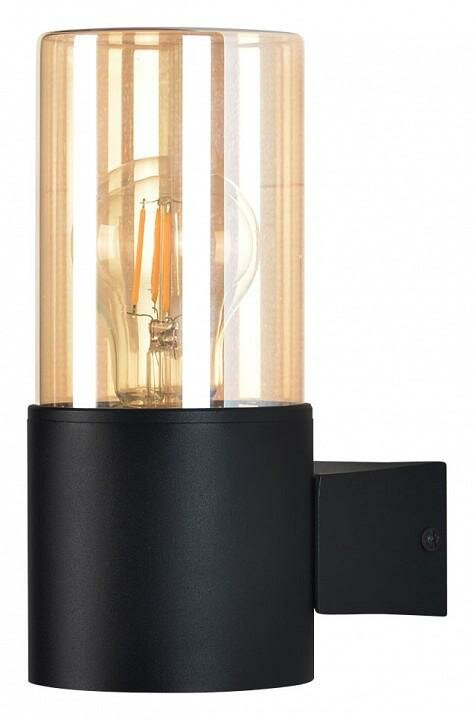Светильник на штанге Arte Lamp Seginus A6515AL-1BK цвет плафона подвески Оранжевый, цвет арматуры Черный