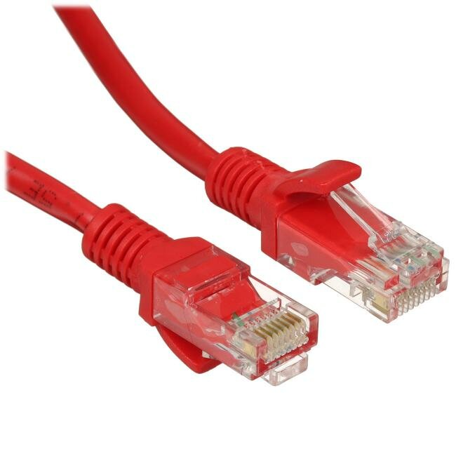 Cablexpert PP12-0.25M/R Патч-корд UTP кат.5e, 0.25м, литой, многожильный (красный)