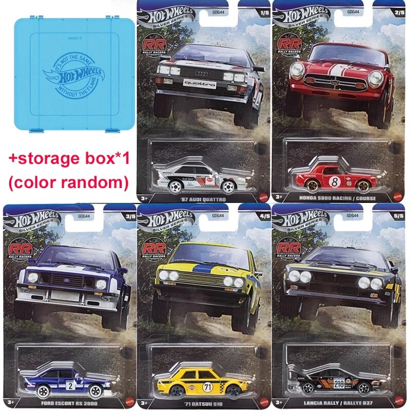 Hot Wheels 90s Turbo Series 5шт. Nissan, Mitsubishi, Toyota, Honda + коробка