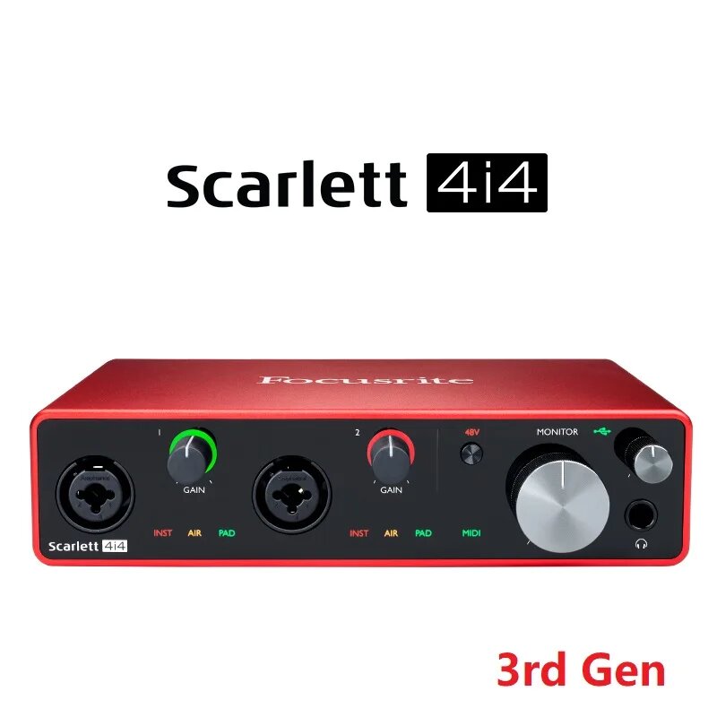 Focusrite Scarlett 4i4 (3-го поколения)
