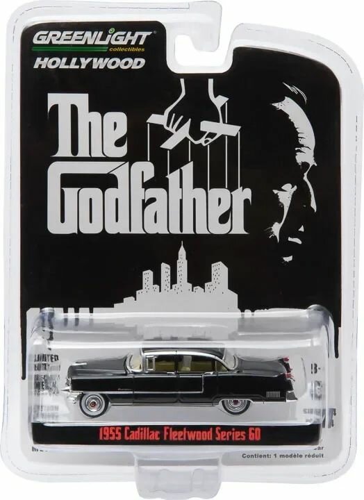 GreenLight 1:64 1955 Cadillac Fleetwo Series Модель коллекции автомобилей для взрослых, детские игрушки